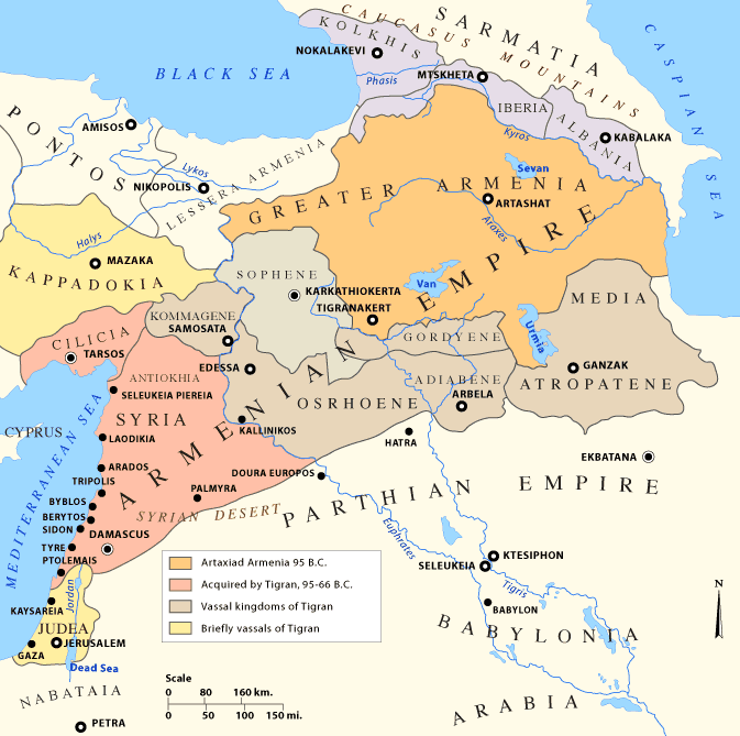The Armenian kingdom formed in the 6th century BC lasted until the fall ...